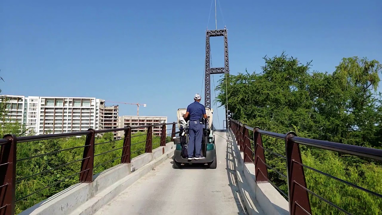 Vidanta Golf Suspension Bridge - YouTube