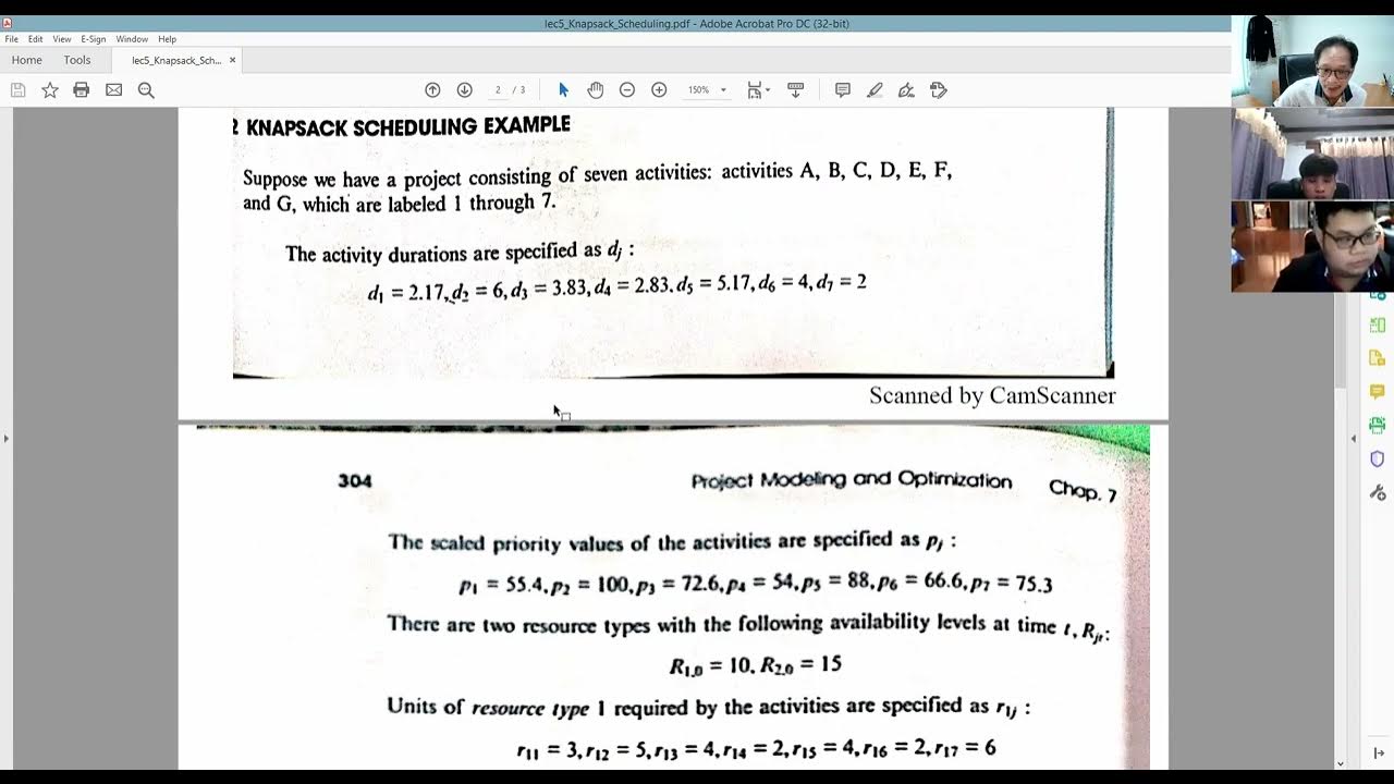 Knapsack Scheduling - Construction Resource Allocation - YouTube