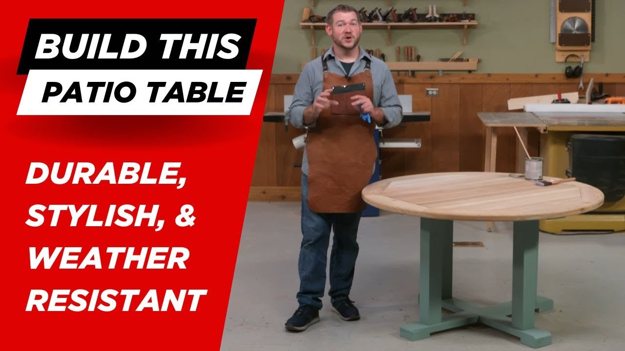The Ultimate Patio Table Build | Durable, Weather-Resistant, and ...