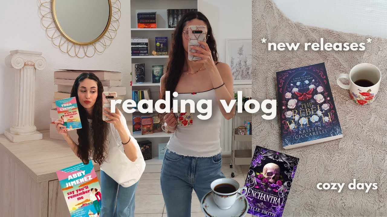 reading vlog 💌 anticipated new book releases & cozy days - YouTube