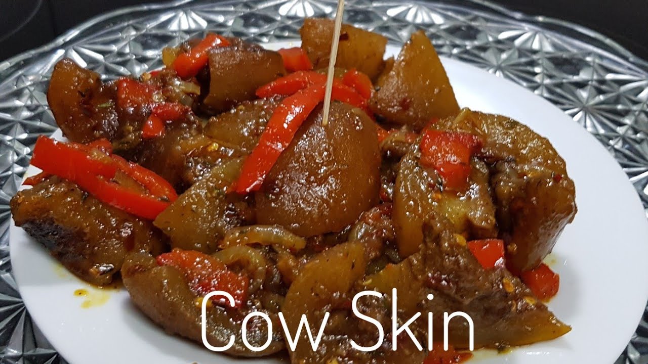 Peppered Cow Skin ( Ponmo) - YouTube