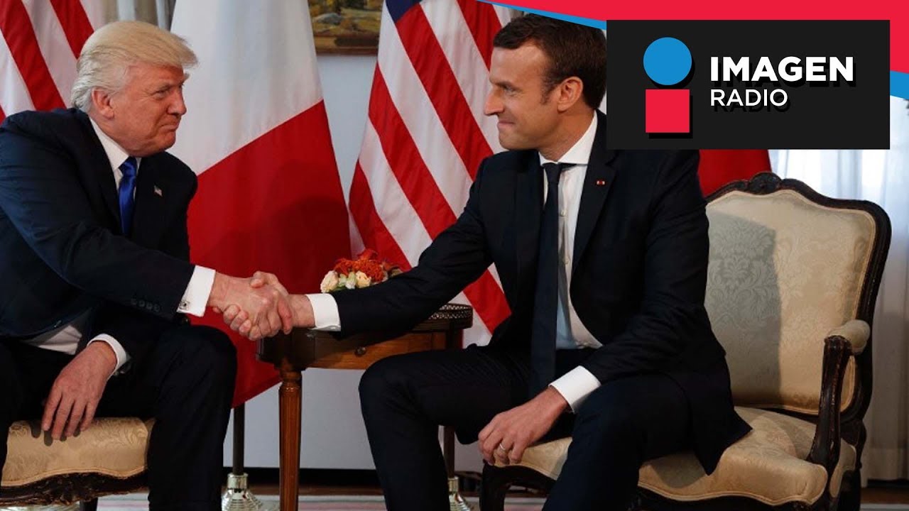 ¡Increíble! Donald Trump empuja a primer ministro de Montenegro - YouTube