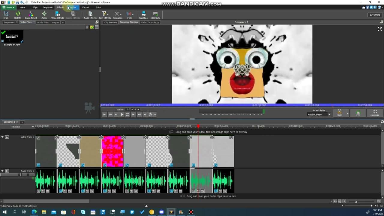 How to make YTP Football Round 5 vs. Seba Zuziam on VideoPad and ...