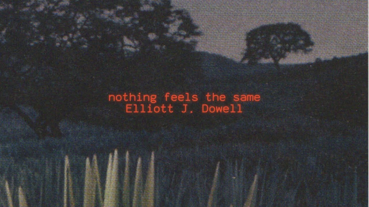 Elliott J. Dowell - Nothing Feels the Same (Lyric Video) - YouTube