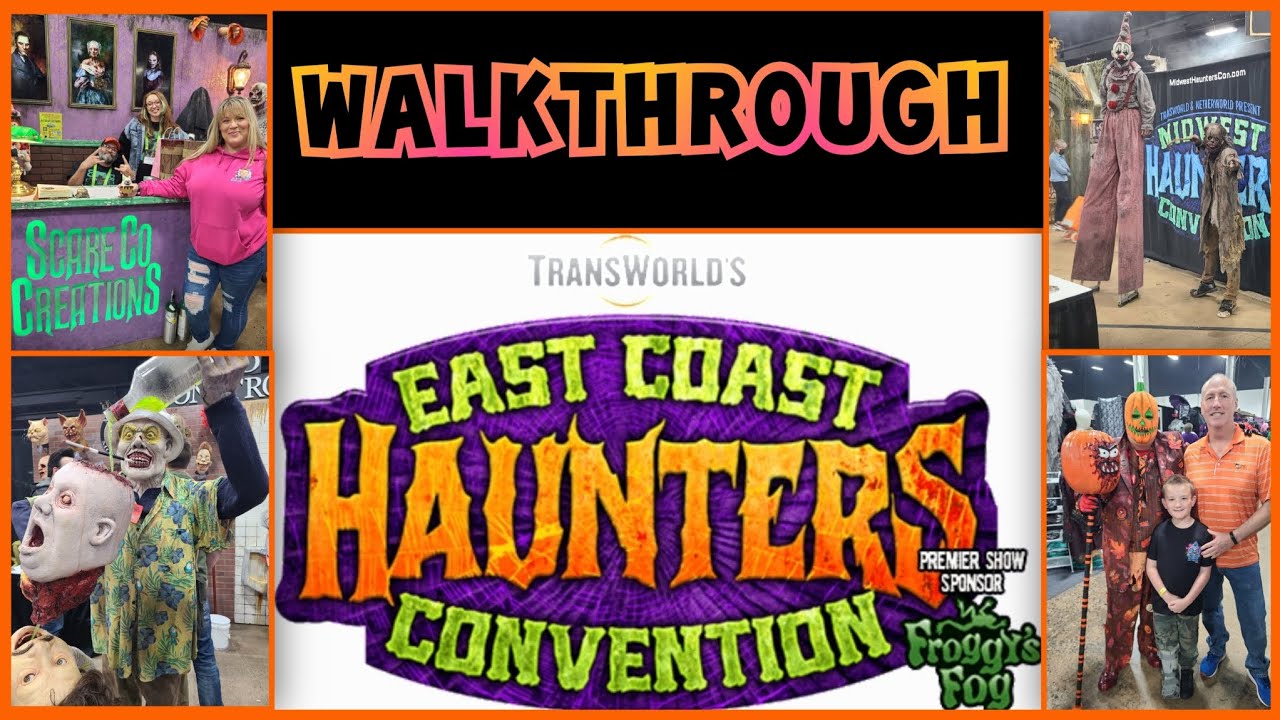 Transworld East Coast Haunters Convention Walkthrough 2024 | Halloween ...