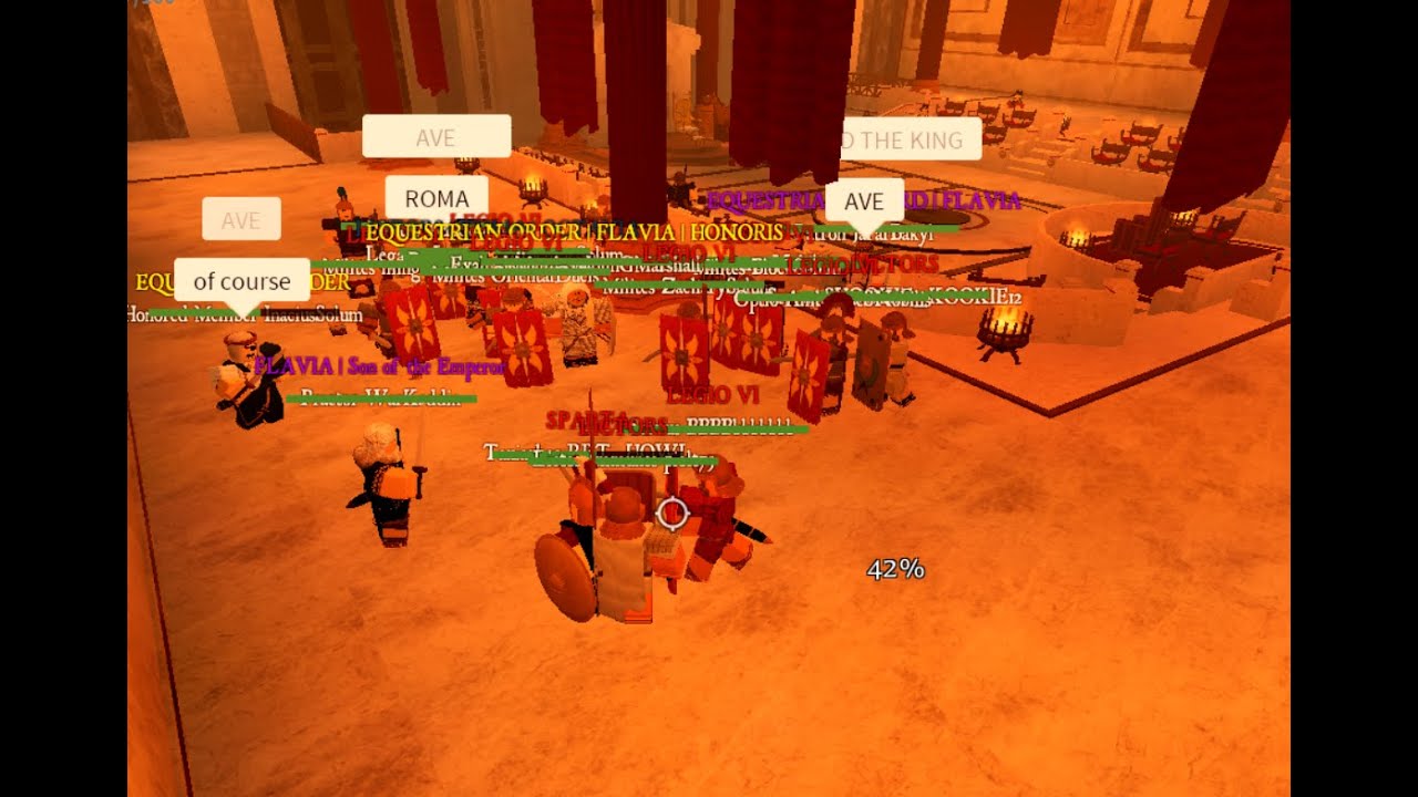 Roblox Roman Judea Senate Hall Massacre of the Spartans! The Governor ...