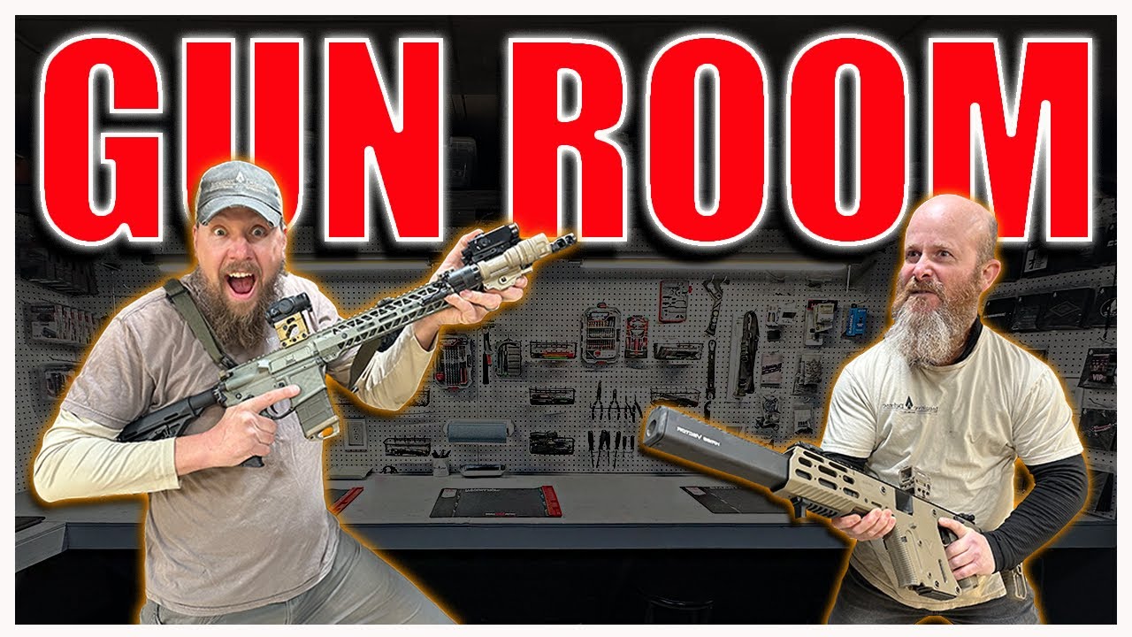 We Built a Gun Room Equipped with a Massive Workbench for Firearm ...