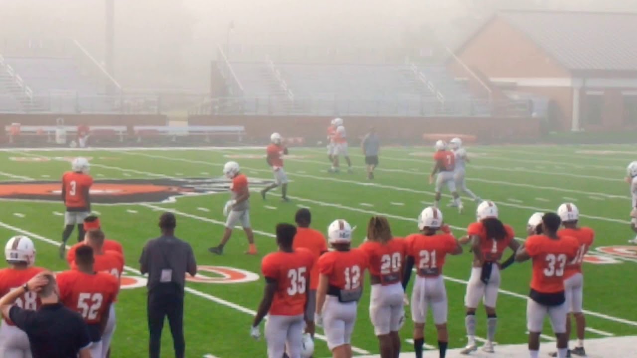 2019 Campbell University Football Preseason Practice - YouTube