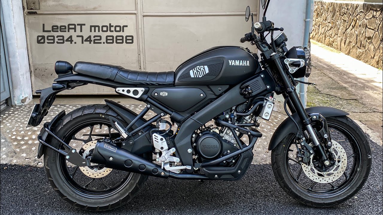 XSR 155 lên pô G-Classic Scrambler 2 nòng , lên gần full đồ chơi ...