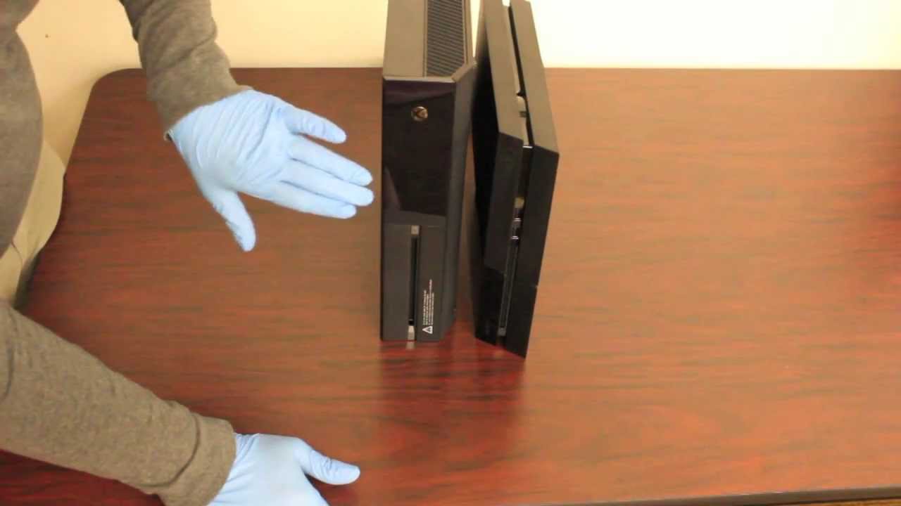 PS4 vs Xbox One Side by Side Comparison | Width Length Thickness - YouTube