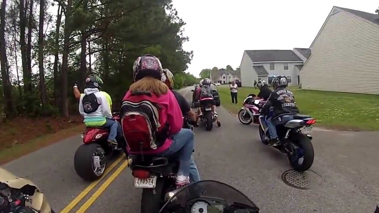 Girl + Sport Bike Funny Fail [ HD ] - YouTube