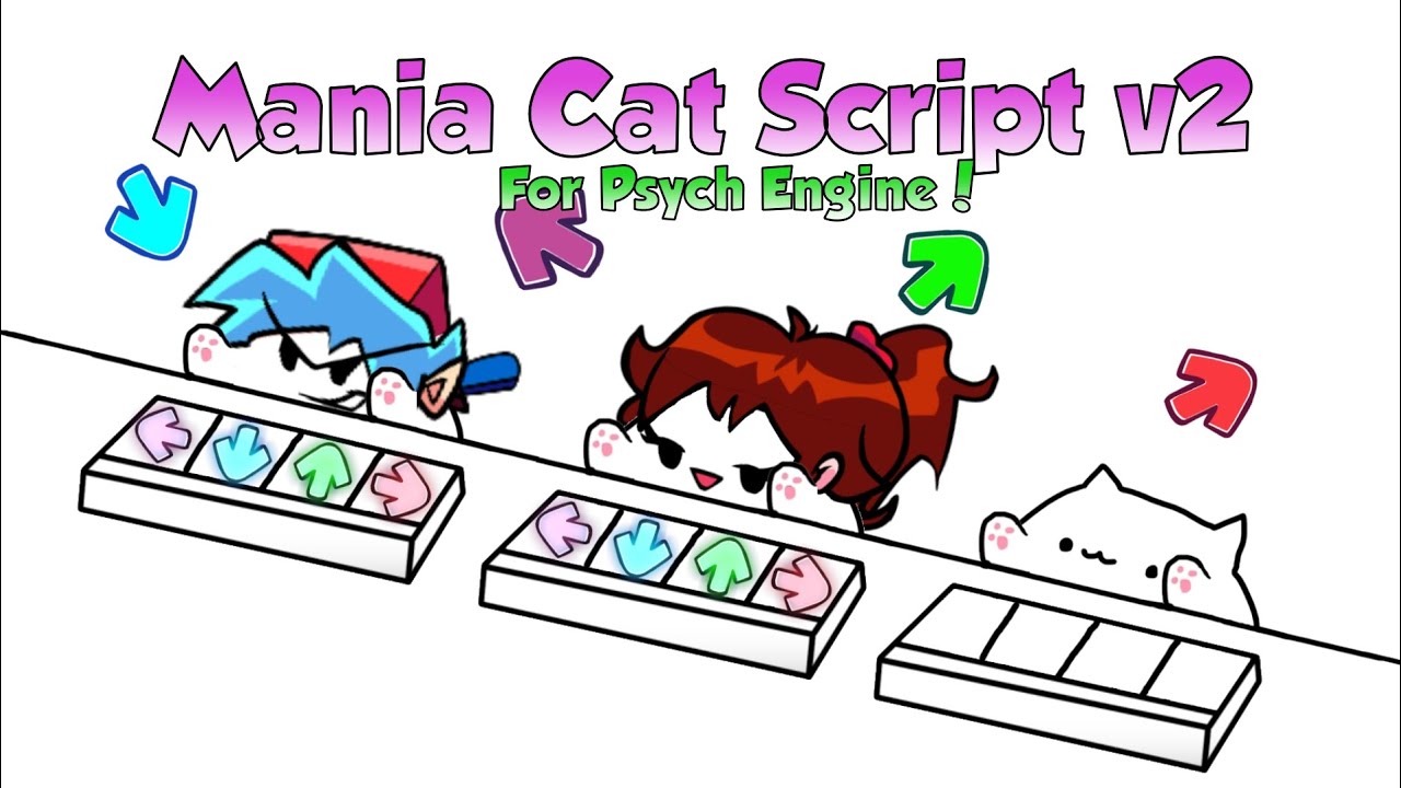 Psych Engine Script - Mania Cat v2 (Bongo Cat) - YouTube