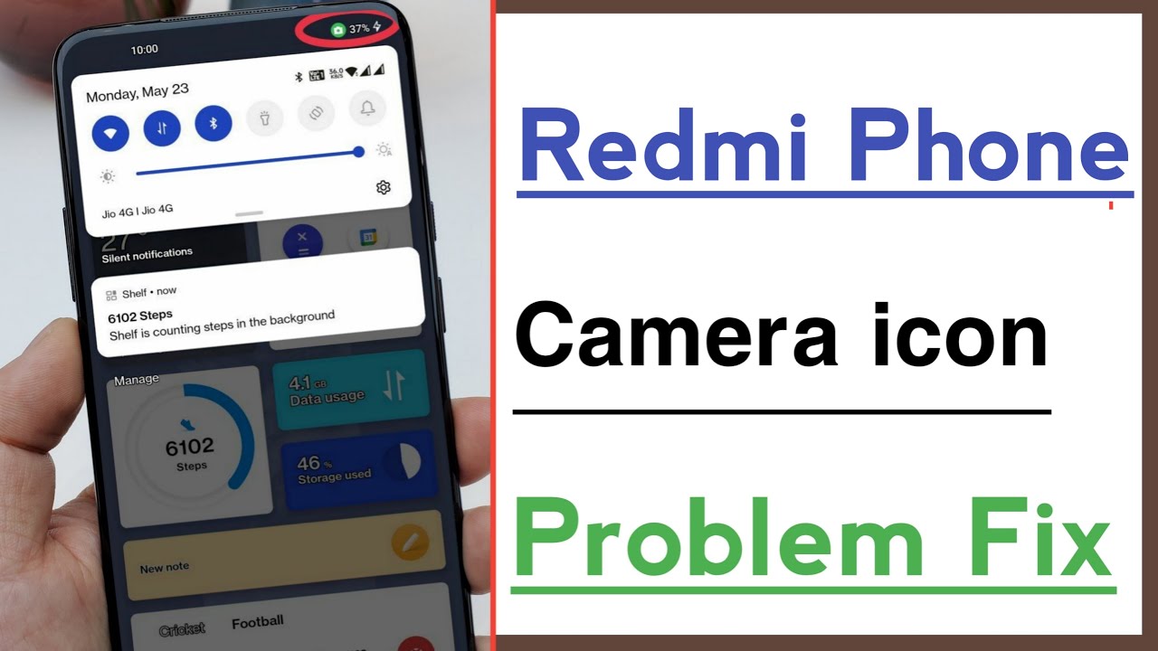 Redmi Camera Icon Showing in Status Bar Problem Solve 2024 - YouTube