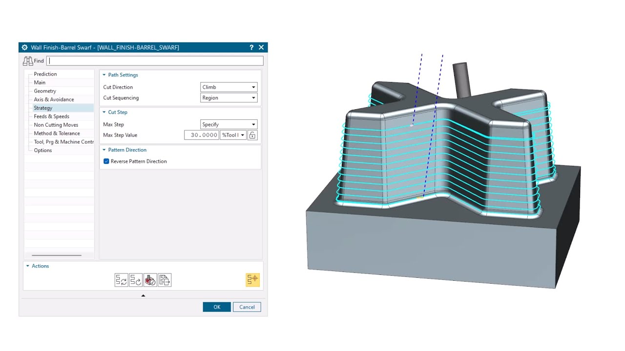 Wall Swarf Max Cut Reversal - YouTube