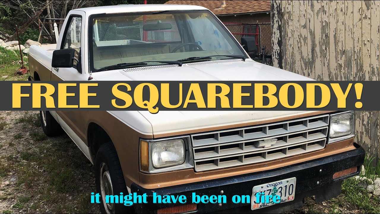 I just got a FREE 82 S-10 Square Body! - YouTube