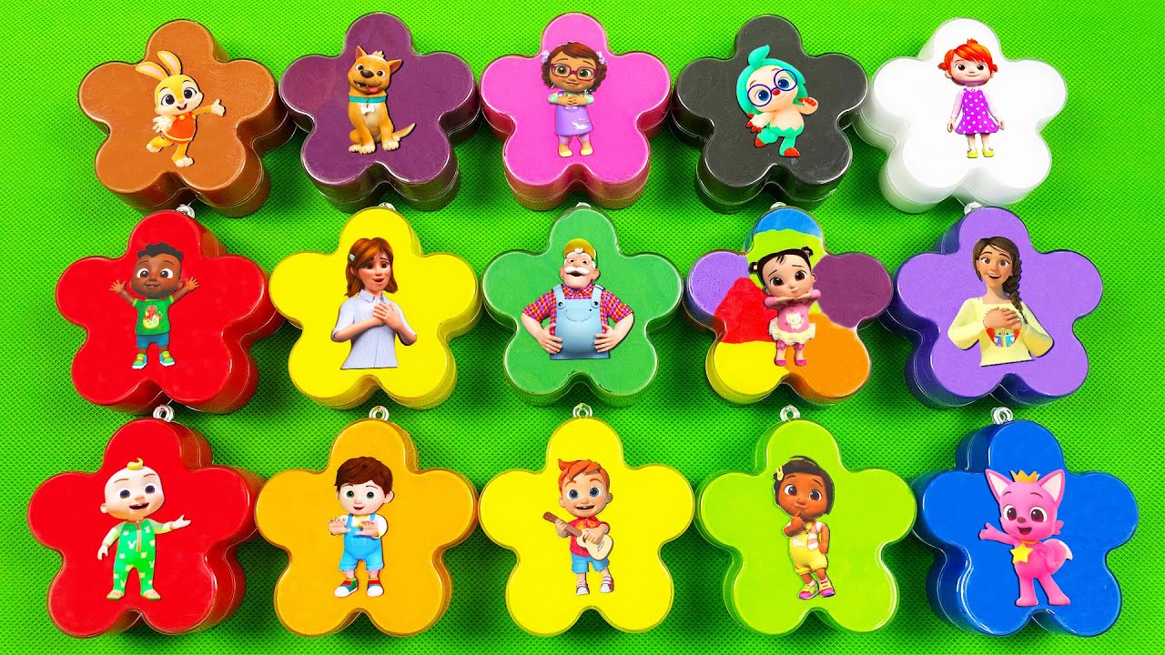 Cocomelon - Looking for All SLIME Flowers Shapes Mix Coloring ...