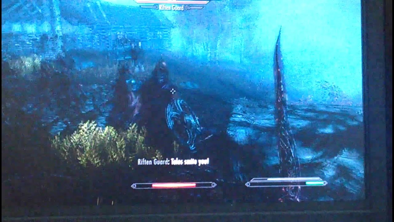Skyrim Riften guard attack!!! - YouTube