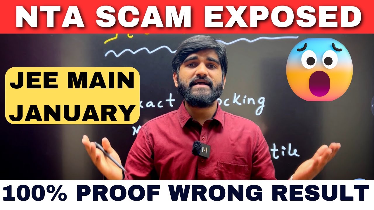 JEE Mains 2024 NTA SCAM EXPOSED😡 WITH 100% PROOF🚨🙏🏻 | JEE Mains 2024 ...