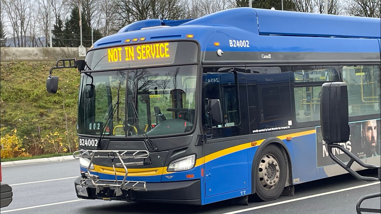 Burnaby Translink 2024 NFI XDE60 B24002 On Route R2 Phibbs Exchange ...