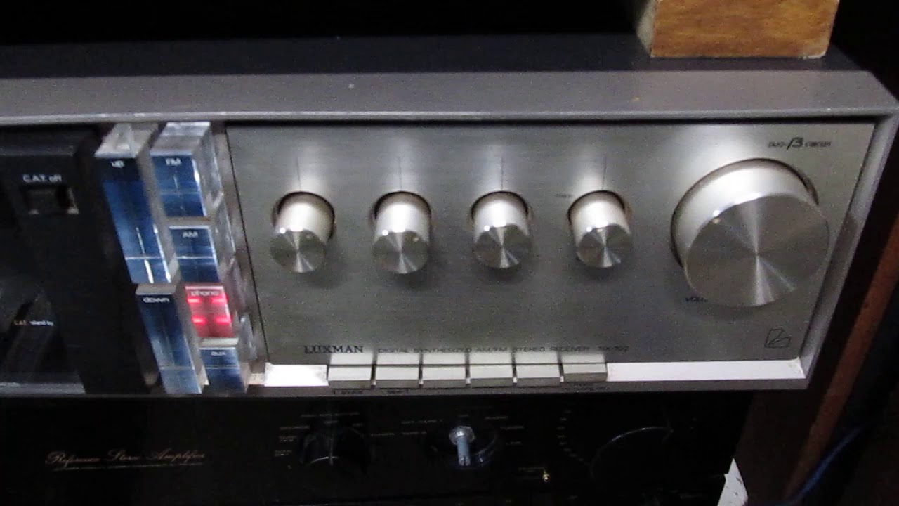 gary7's restored Luxman RX-102 "Suck-Face" Receiver - YouTube