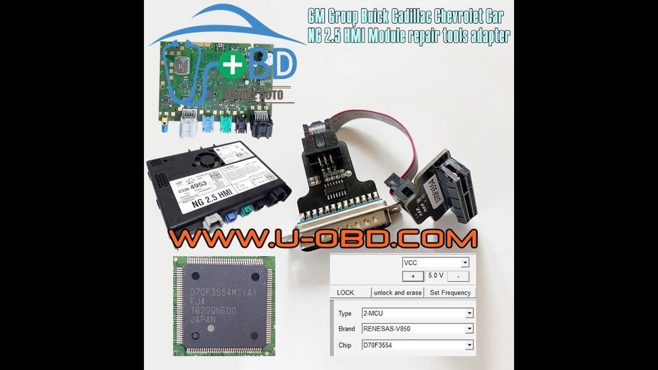 Cadillac Chevrolet Buick Human Machine interface HMI2.5 Module MCU ...