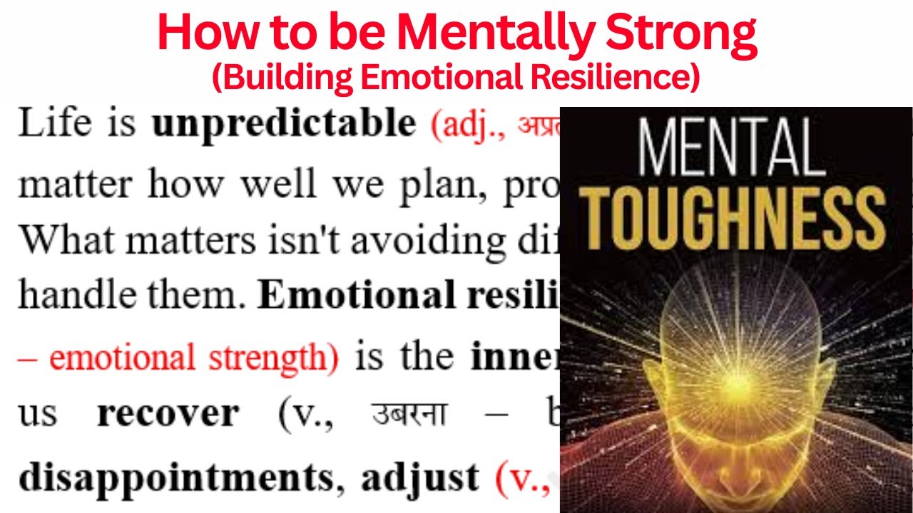 How to Be Mentally Strong | Comprehension Passage | Motivational ...