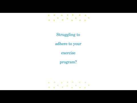 Improving exercise adherence - YouTube
