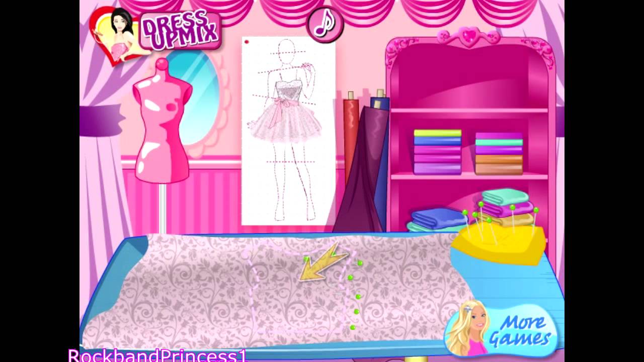 Barbie Dress Up Games - Wedding Fashion Design - YouTube