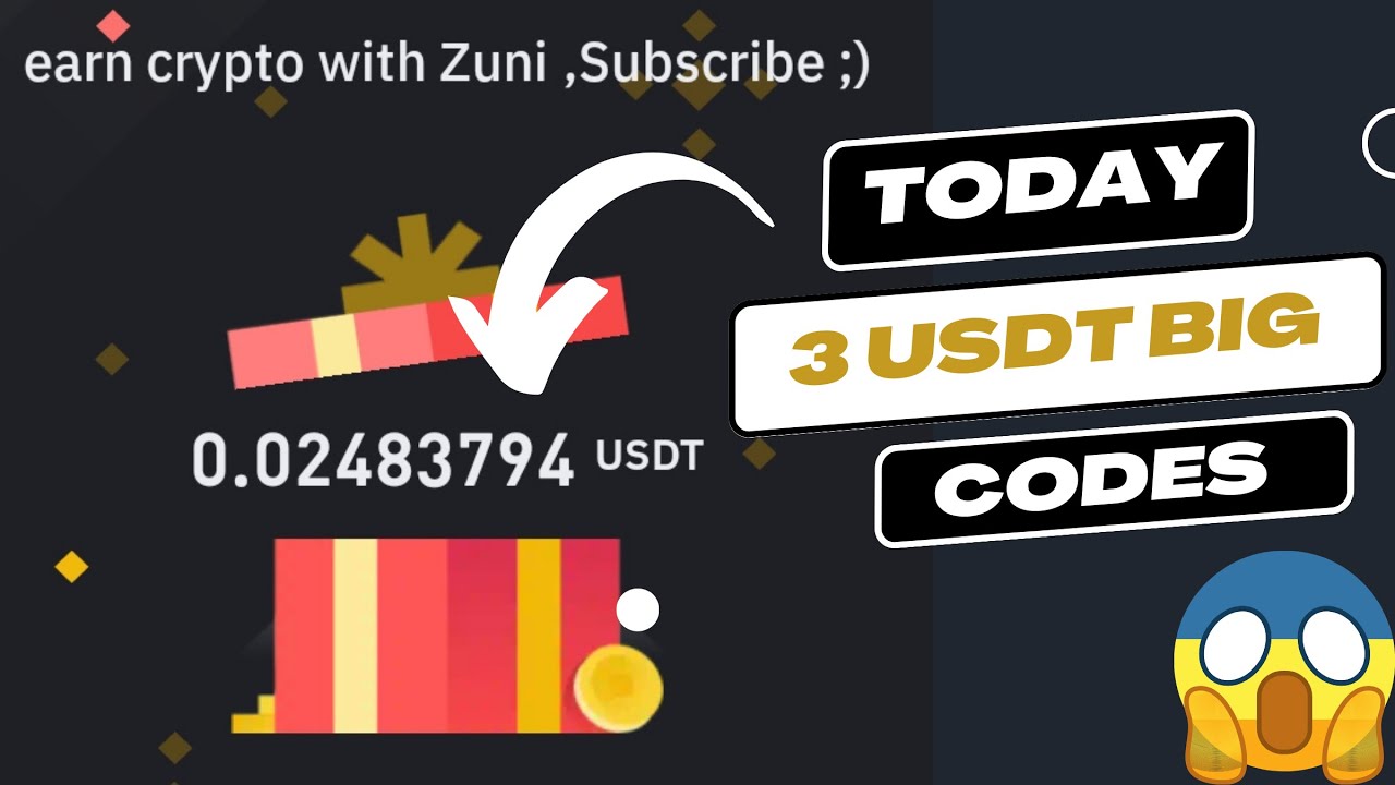 Today 3 USDT 🤑 crypto box codes 🤩|| Today Crypto Box Codes || Earn ...