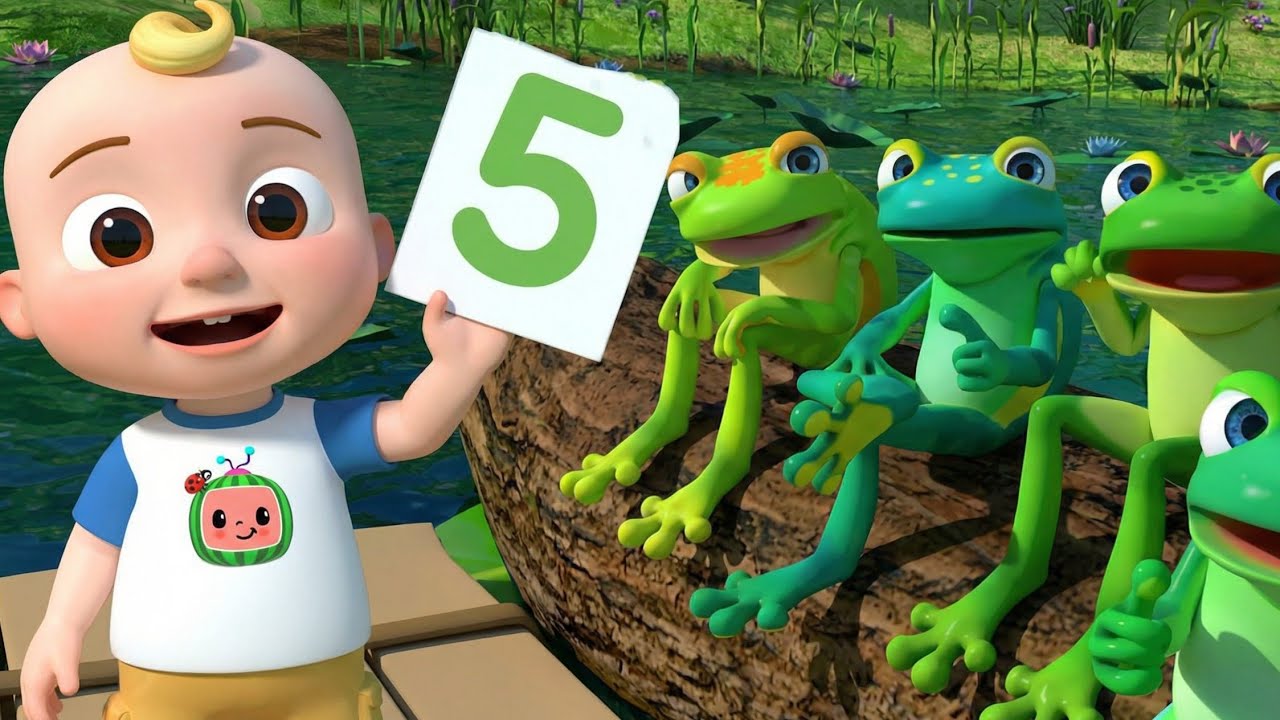 Five Little Spackled Frogs | Five Ducks | Learn Number with Cocomelon ...