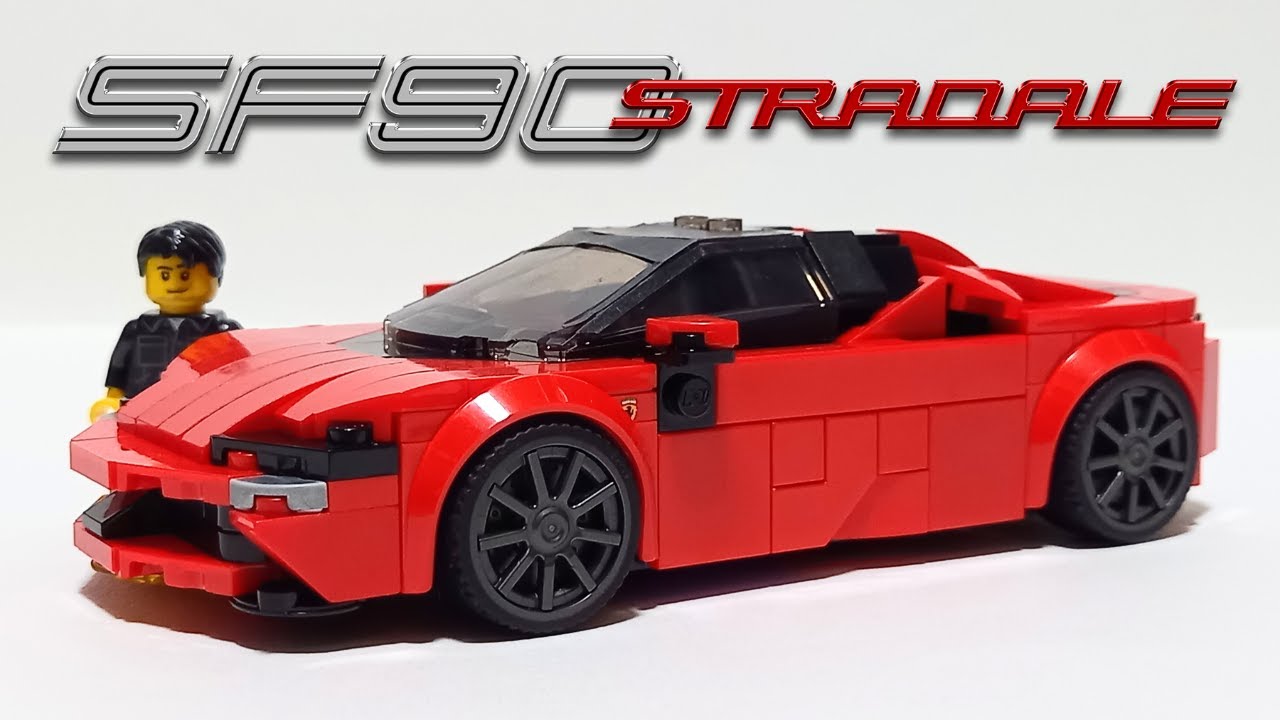 LEGO Ferrari SF90 Stradale MOC | Speed Champions Chassis - YouTube