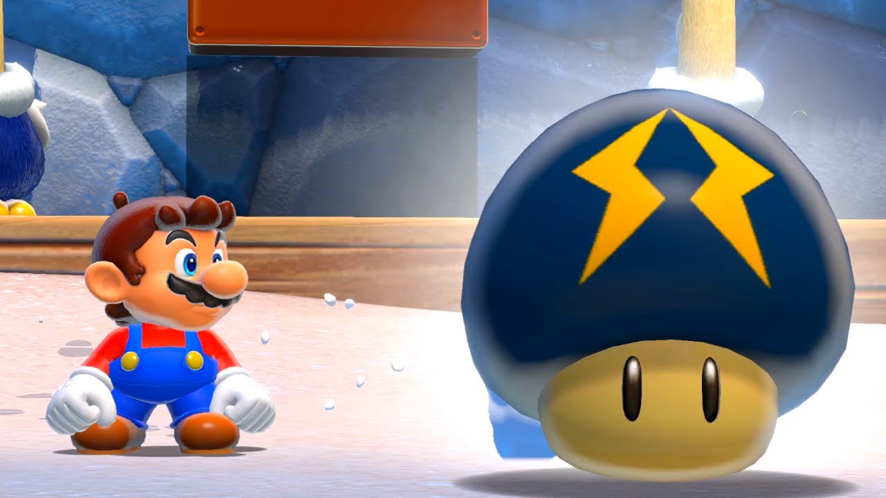 What happens when Mario collects the Volt Mushroom in Bowser's Fury ...