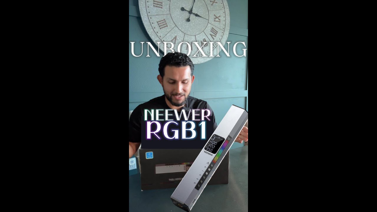 Unboxing the NEEWER RGB1 | Best Budget RGB Light for Beginner Creators ...