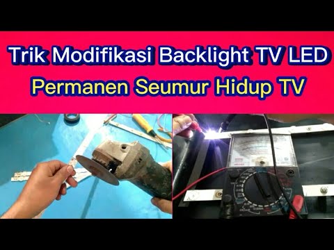 Cara Modifikasi Backlight TV LED Dan Cara Cek Lampu 3v-6v Menggunakan ...