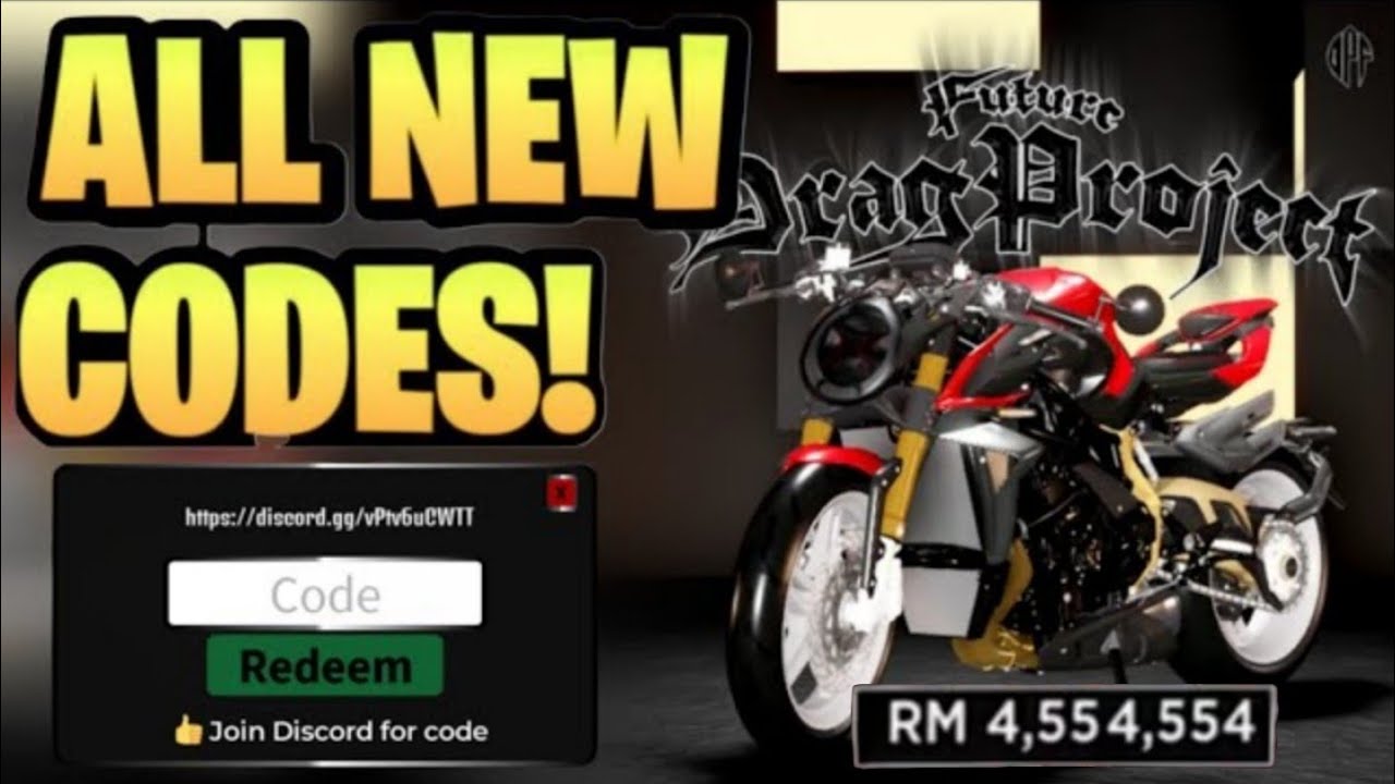 *NEW* ALL WORKING CODES FOR DRAG PROJECT FUTURE IN SEPTEMBER 2025 ...