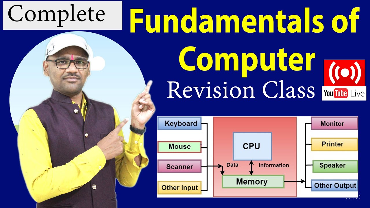 LIVE CLASS-Fundamentals of Computer | Computer Basic | DOS | LINUX Operating System in Hindi ...