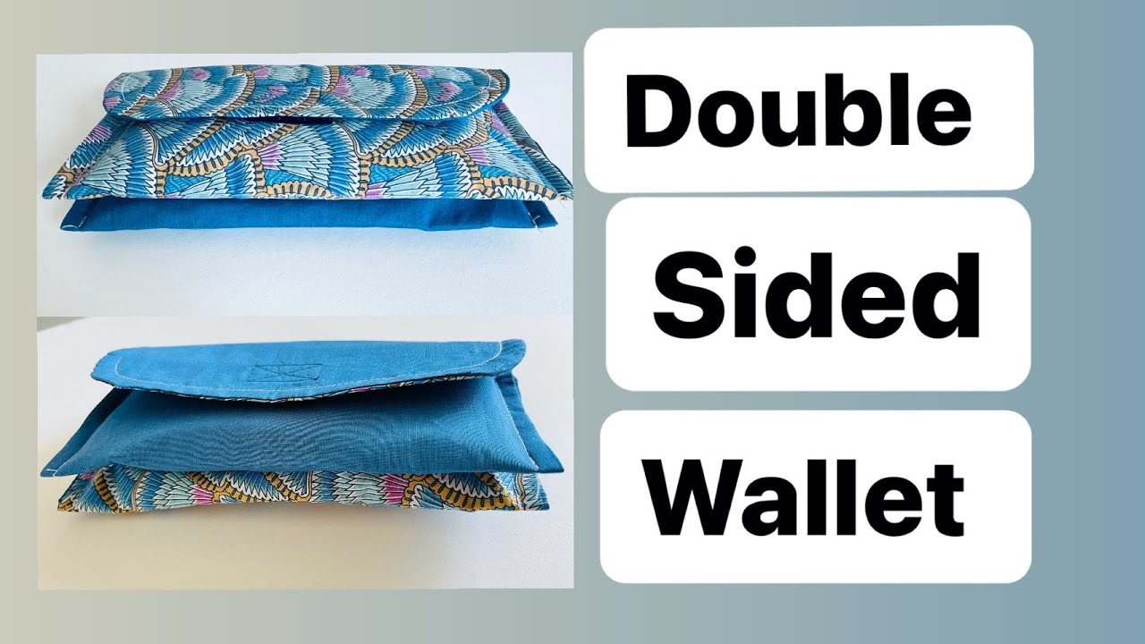 #102 You will be surprised how easy it is Double sided wallet DIY ...