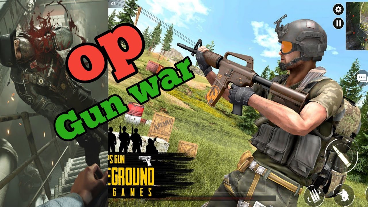 gun war shooting🔥 games gameplay ll gun war shooting game - YouTube