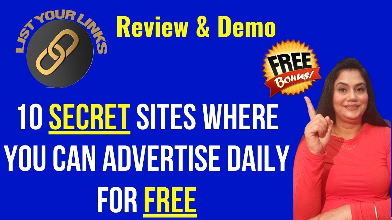 List Your Links Review!! Top 10 Secret Site to Advertise Daily For FREE ...
