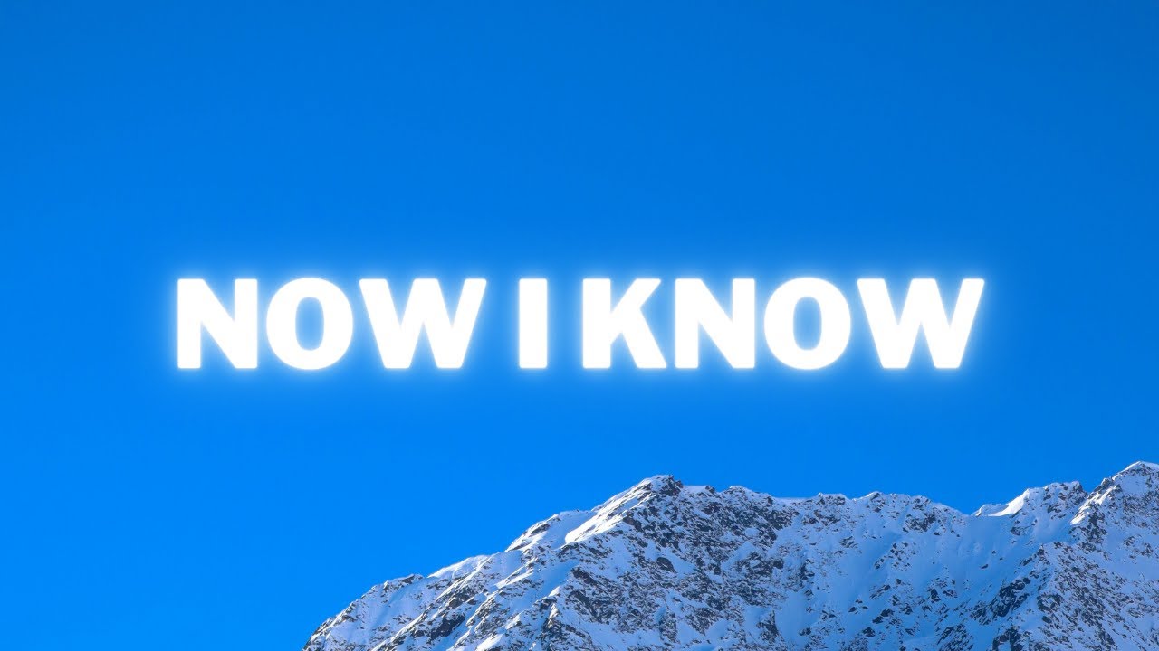 Now I Know - Hawani Tessema | Lyrics - YouTube