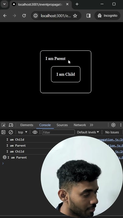 Event Propagation In Js Latest Javascript Coding Learnwebdev Shorts React Reactjs Next