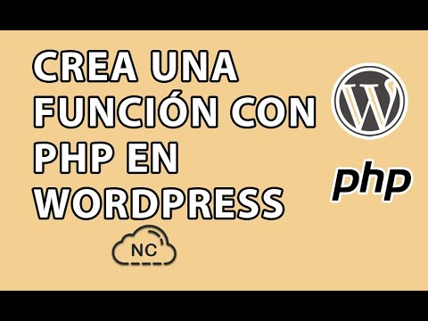 COMO CREAR UNA FUNCIÓN CON PHP EN WORDPRESS "MODO FÁCIL" - YouTube