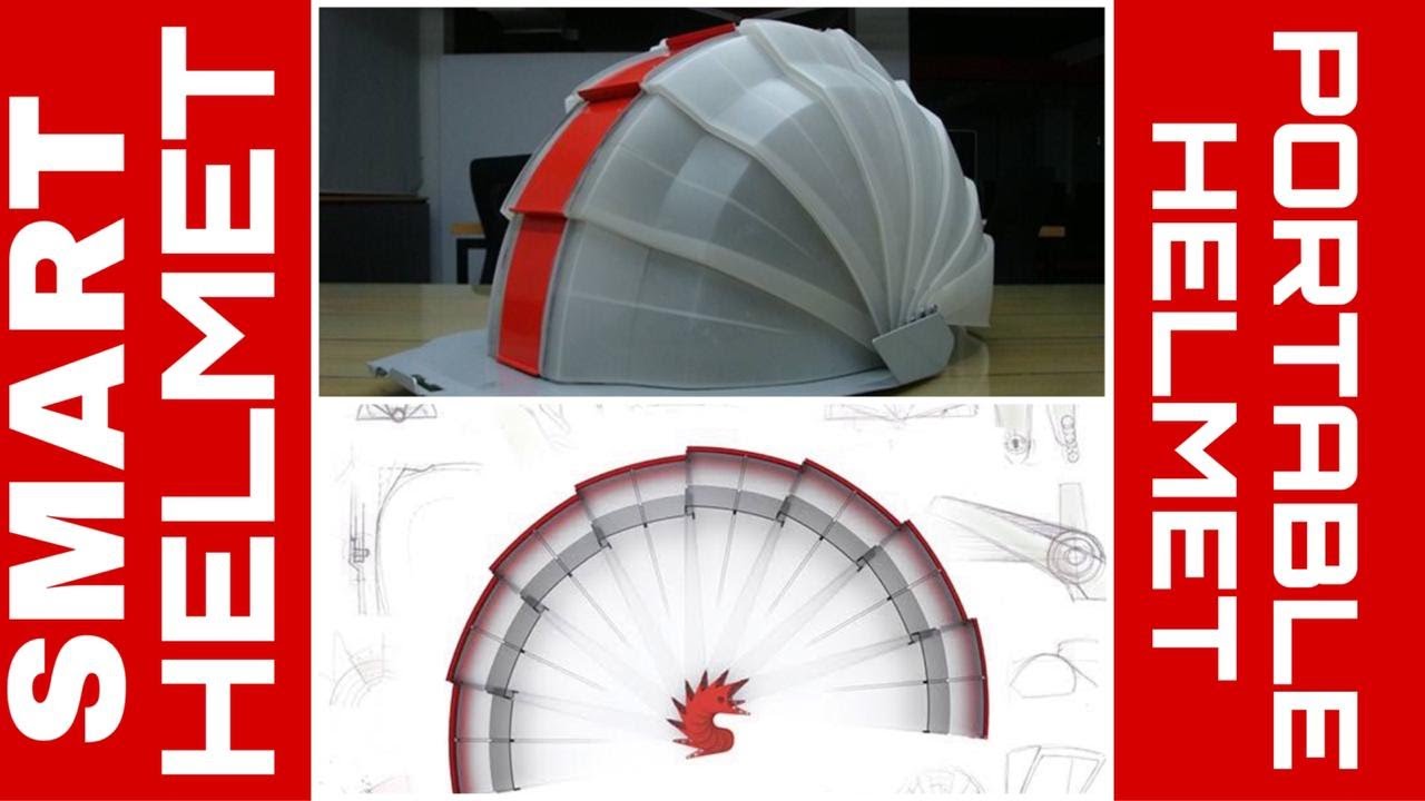 Smart Helmet with portable and comfort features - YouTube