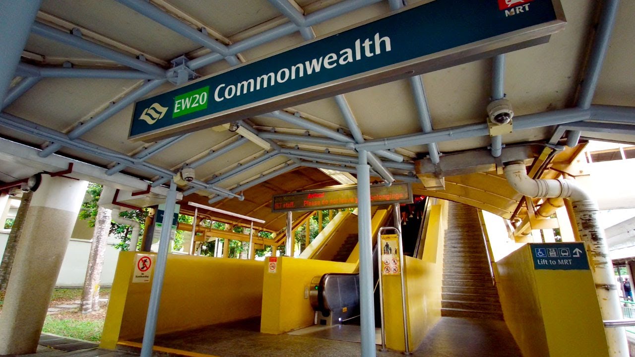 Singapore MRT ride from Commonwealth to Kovan train station (1 of 2 ...