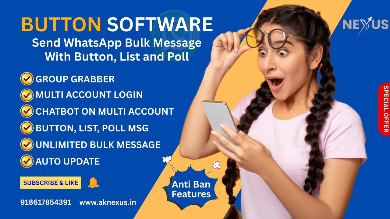 Full Tutorial | Button Sender Bulk WhatsApp Marketing | Button Sender Software - YouTube