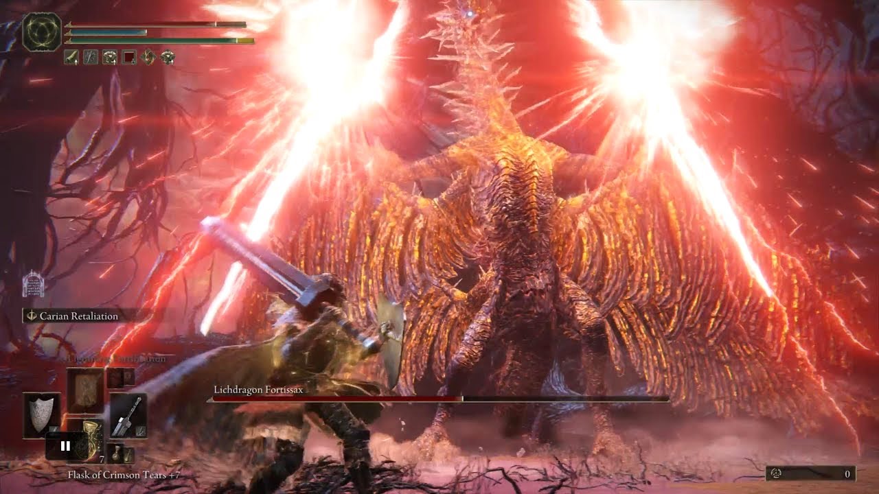 ELDEN RING | Lichdragon Fortissax - Boss Fight - YouTube