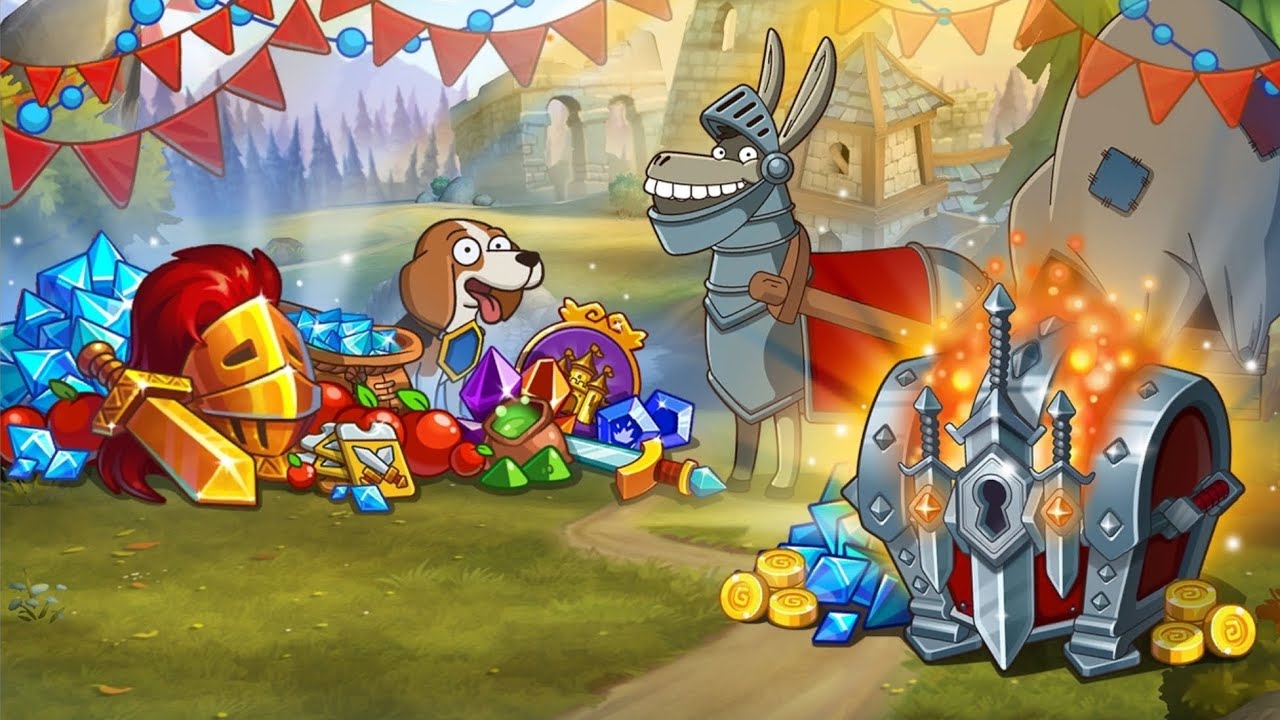 Hustle Castle | Осёл и новый артефакт "Заморский фрукт" - YouTube