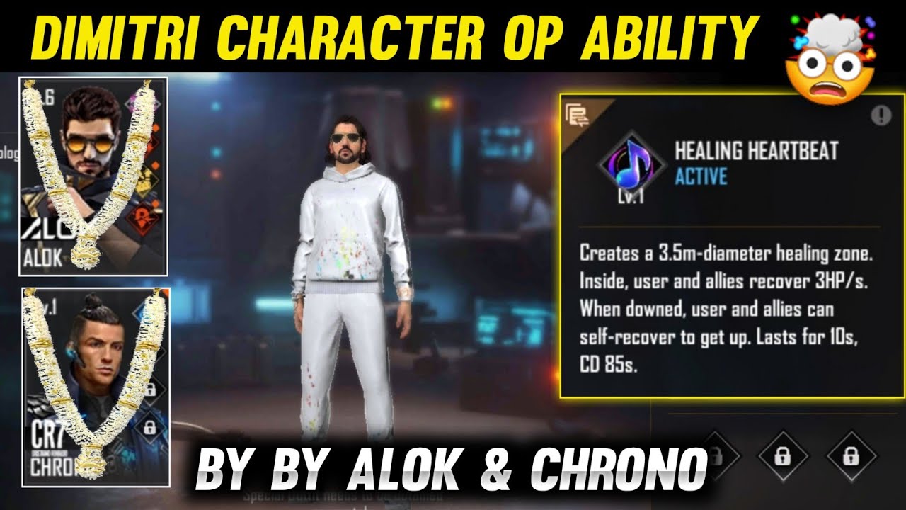 dimitri character ability test | dimitri character free fire | dimitri ...
