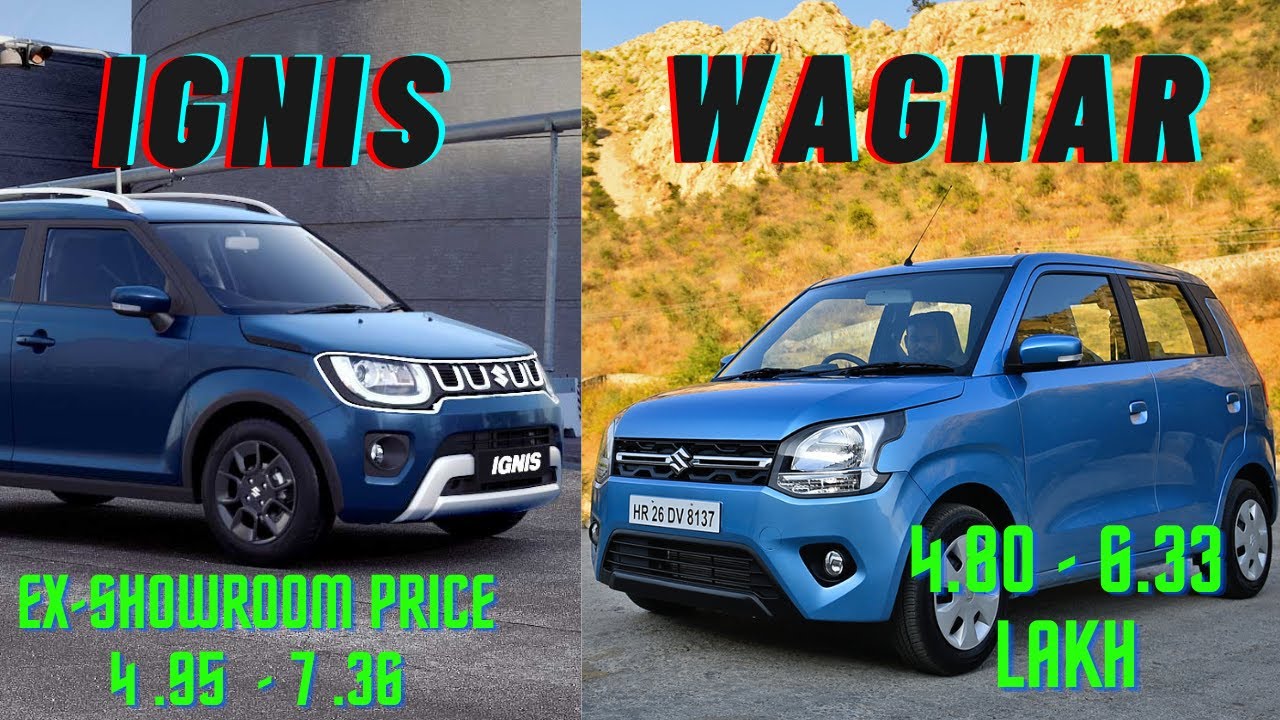 Maruti Suzuki Ignis vs Wagon R 2021 | 2021 Maruti Suzuki Wagon R vs ...