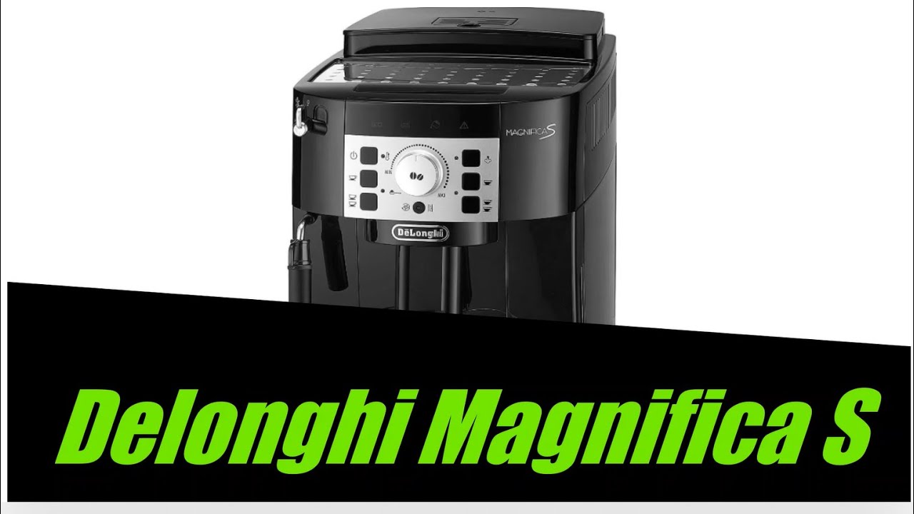Delonghi Magnifica S Coffee Machine demo - YouTube